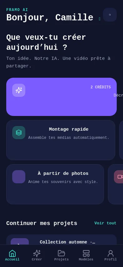 FRAMO AI Studio