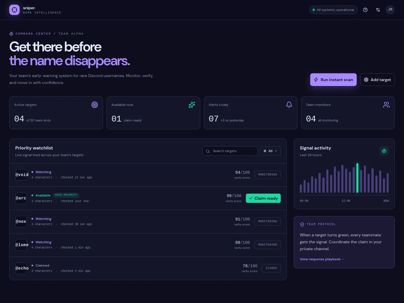 Discord Name Sniper
