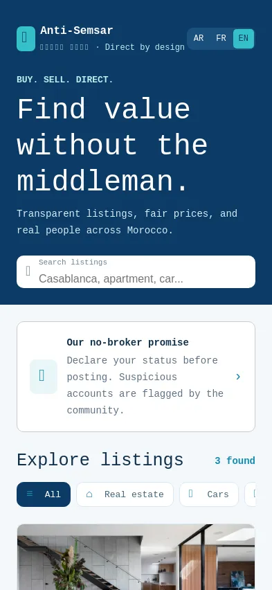 Anti-Semsar App
