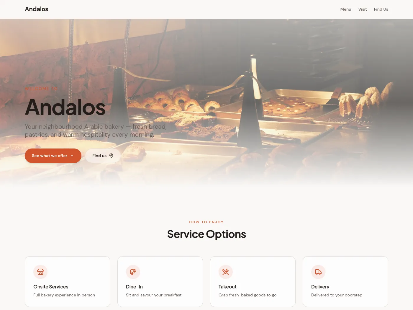 Andalos Bakery Site