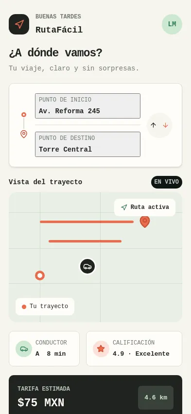 RutaFácil Transporte Móvil