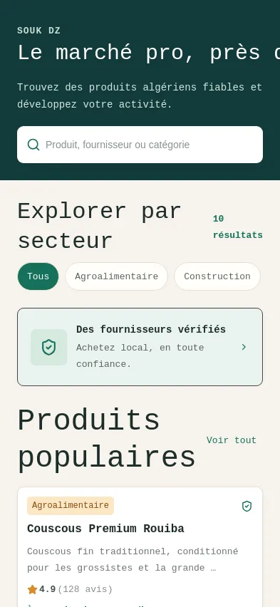 Algeria B2B Market App