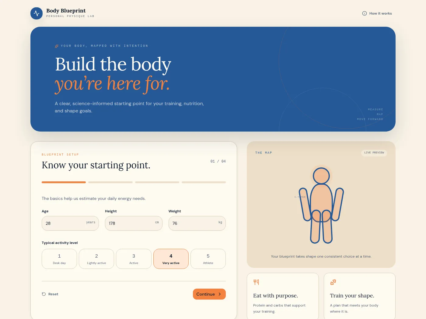 Body Blueprint Builder
