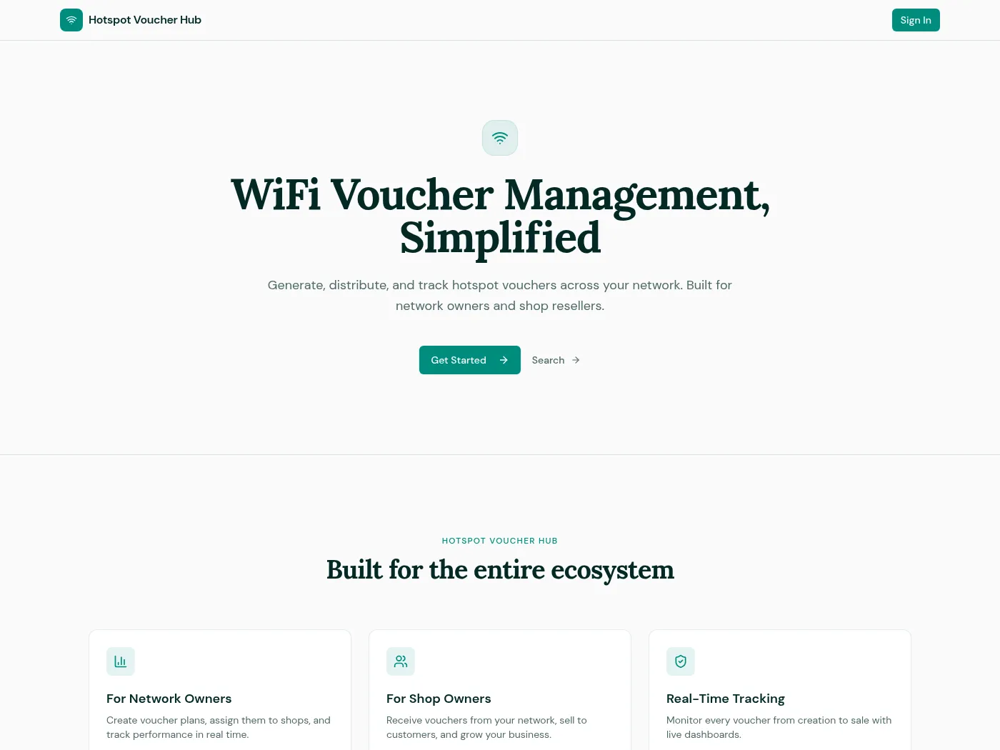 Hotspot Voucher Hub