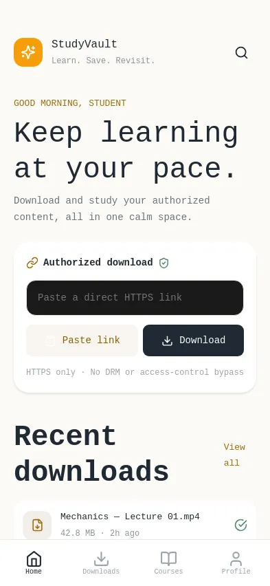 StudyVault