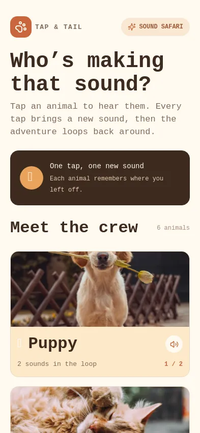 Animal Sound Buttons