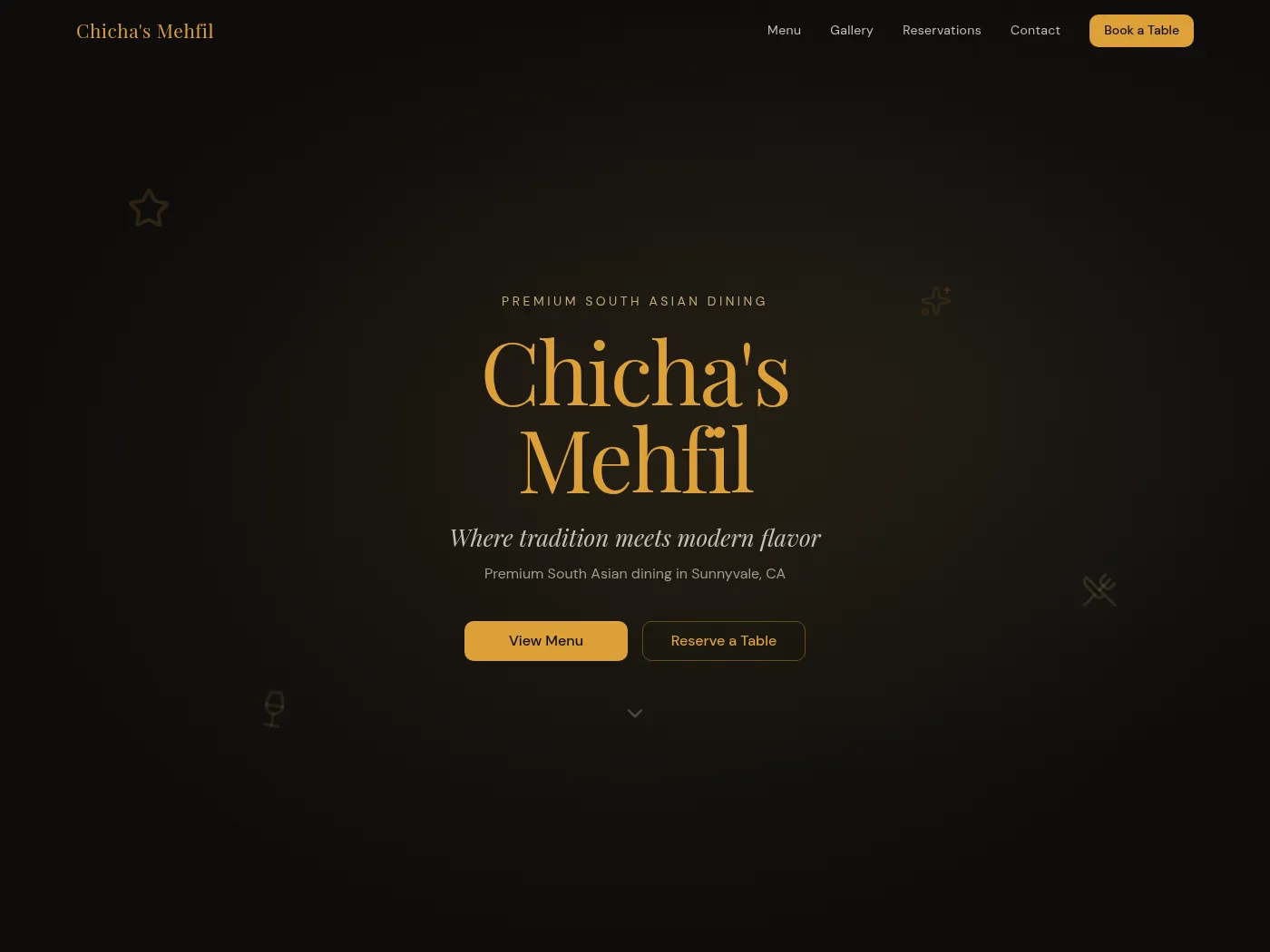 Chicha’s Mehfil Luxury Site