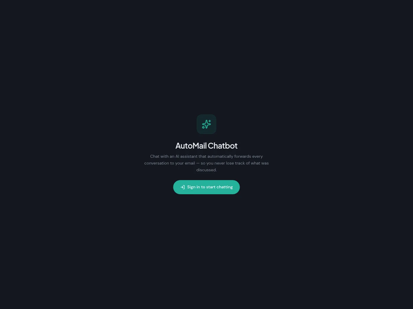 AutoMail Chatbot