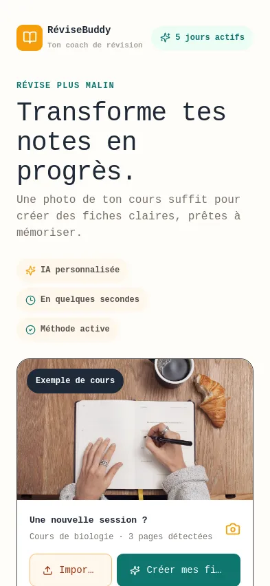 RéviseBuddy Mobile