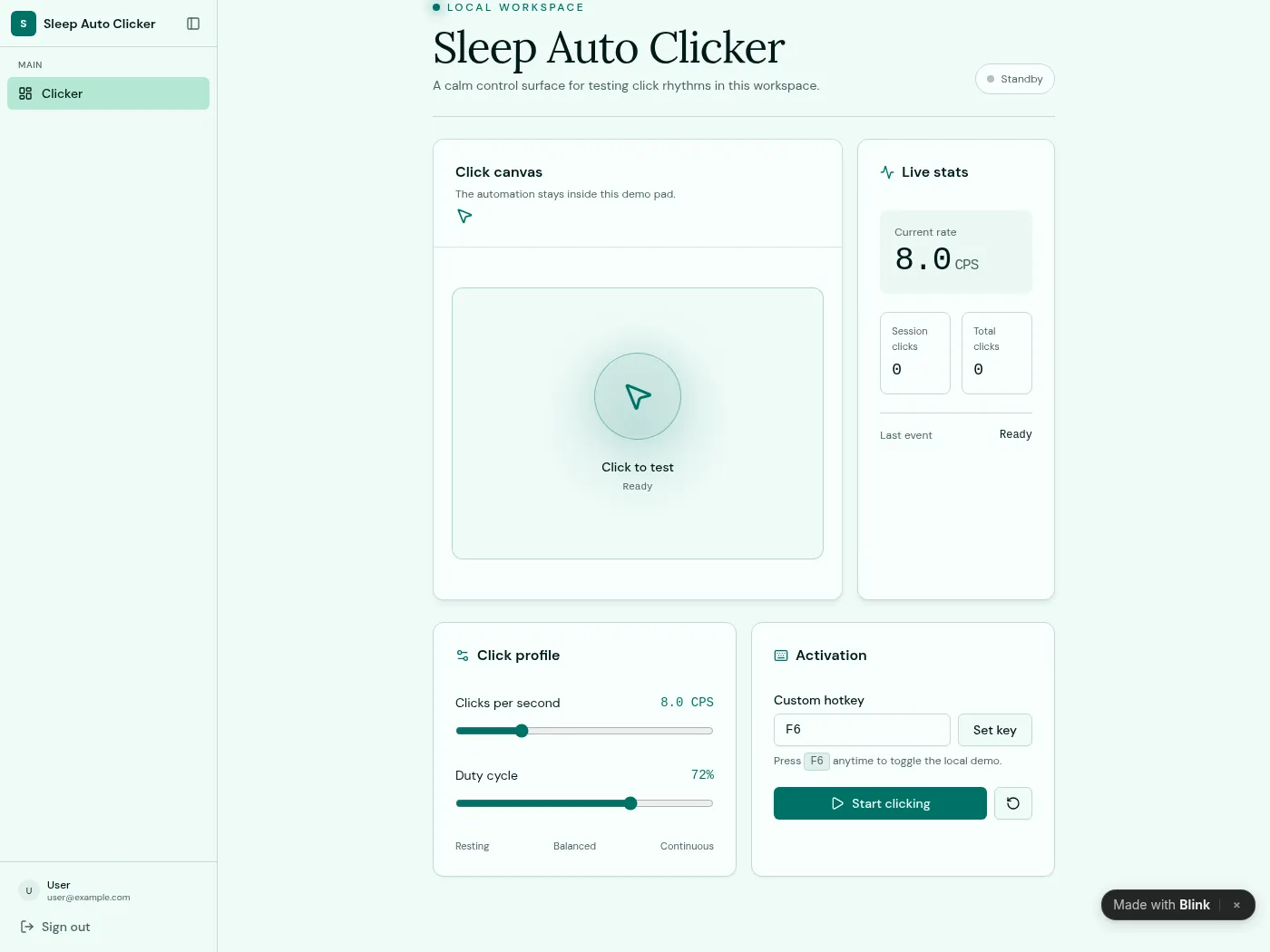 Sleep Cam Lock