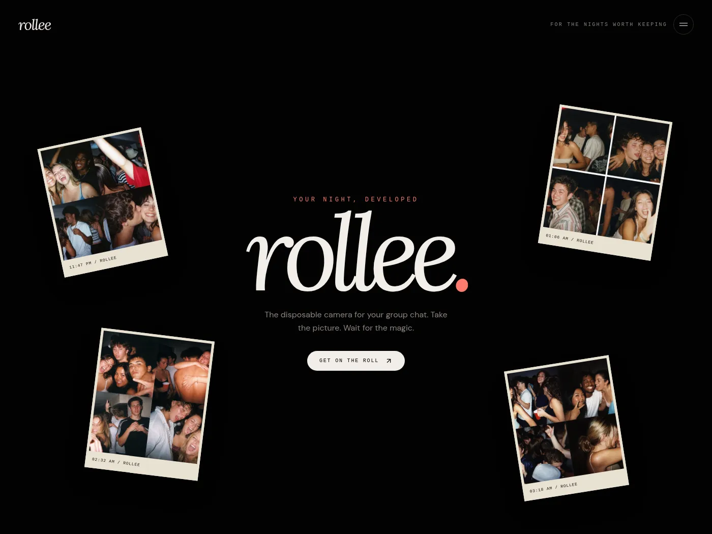 Rollee Landing Page