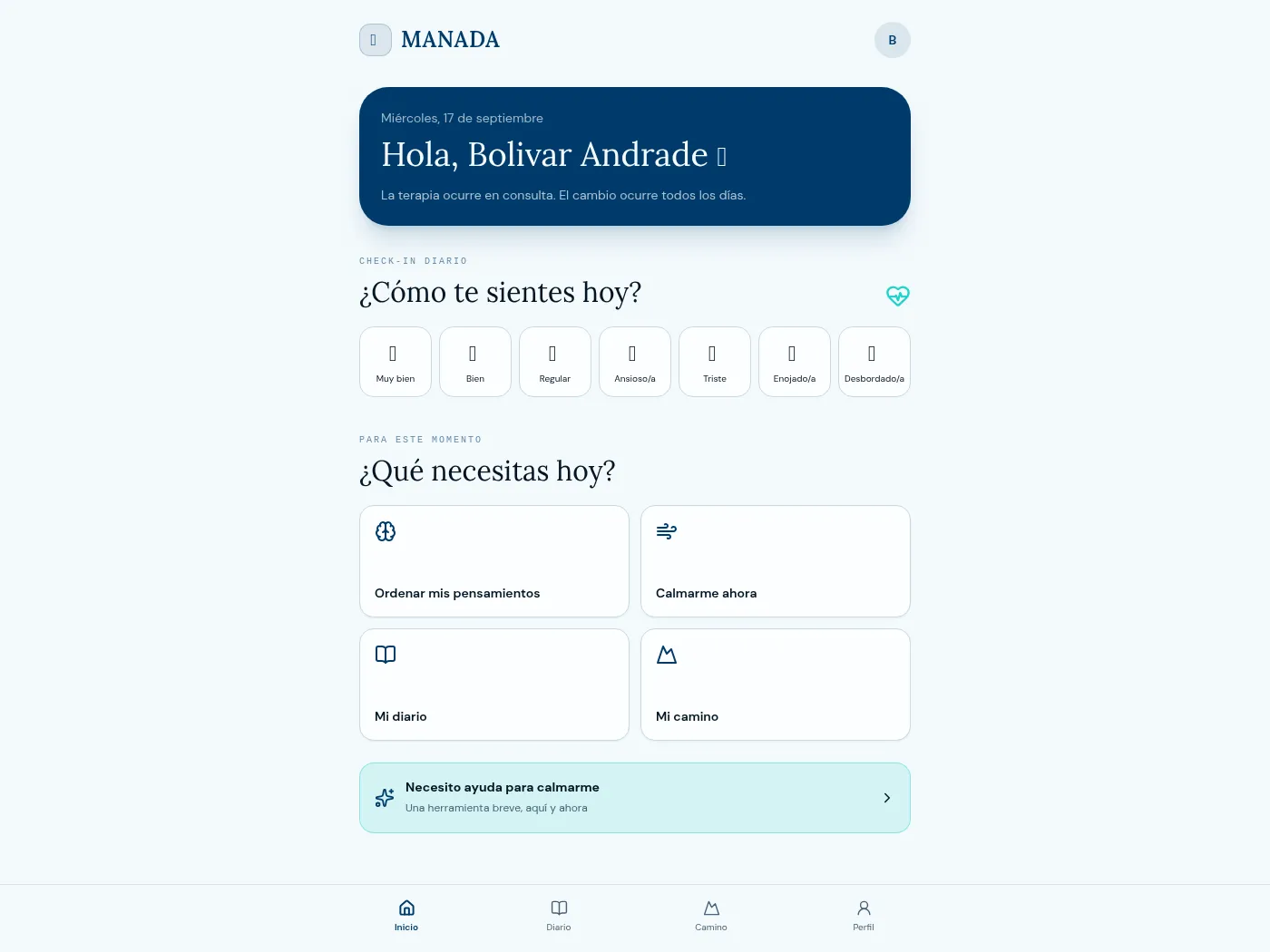MANADA Wellbeing Companion