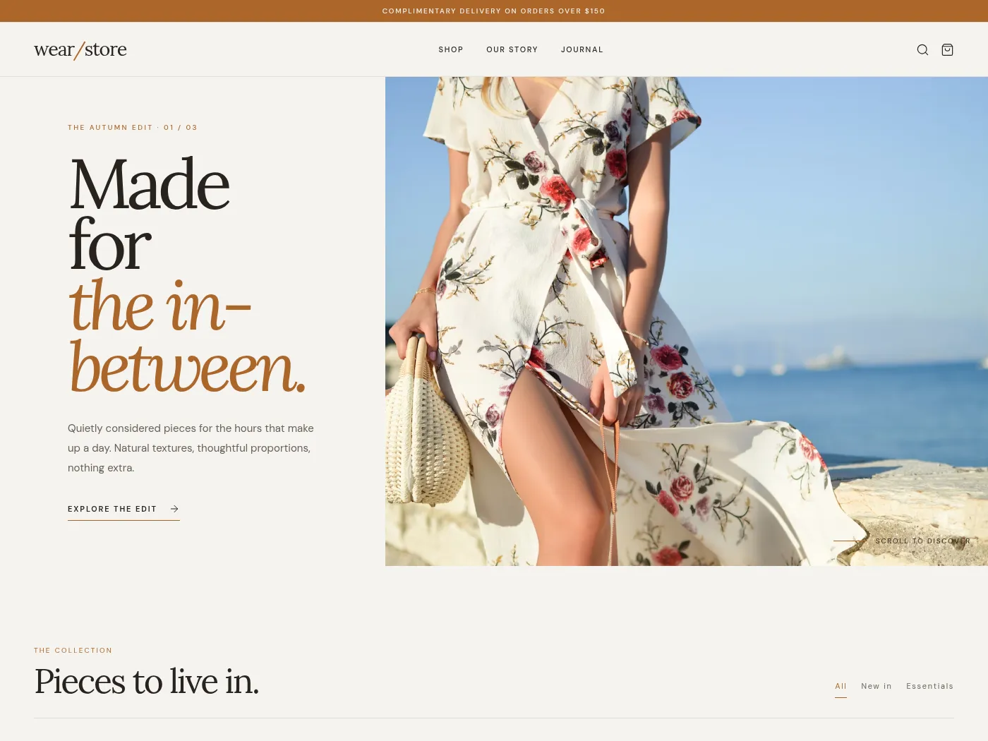 WearStore Webshop