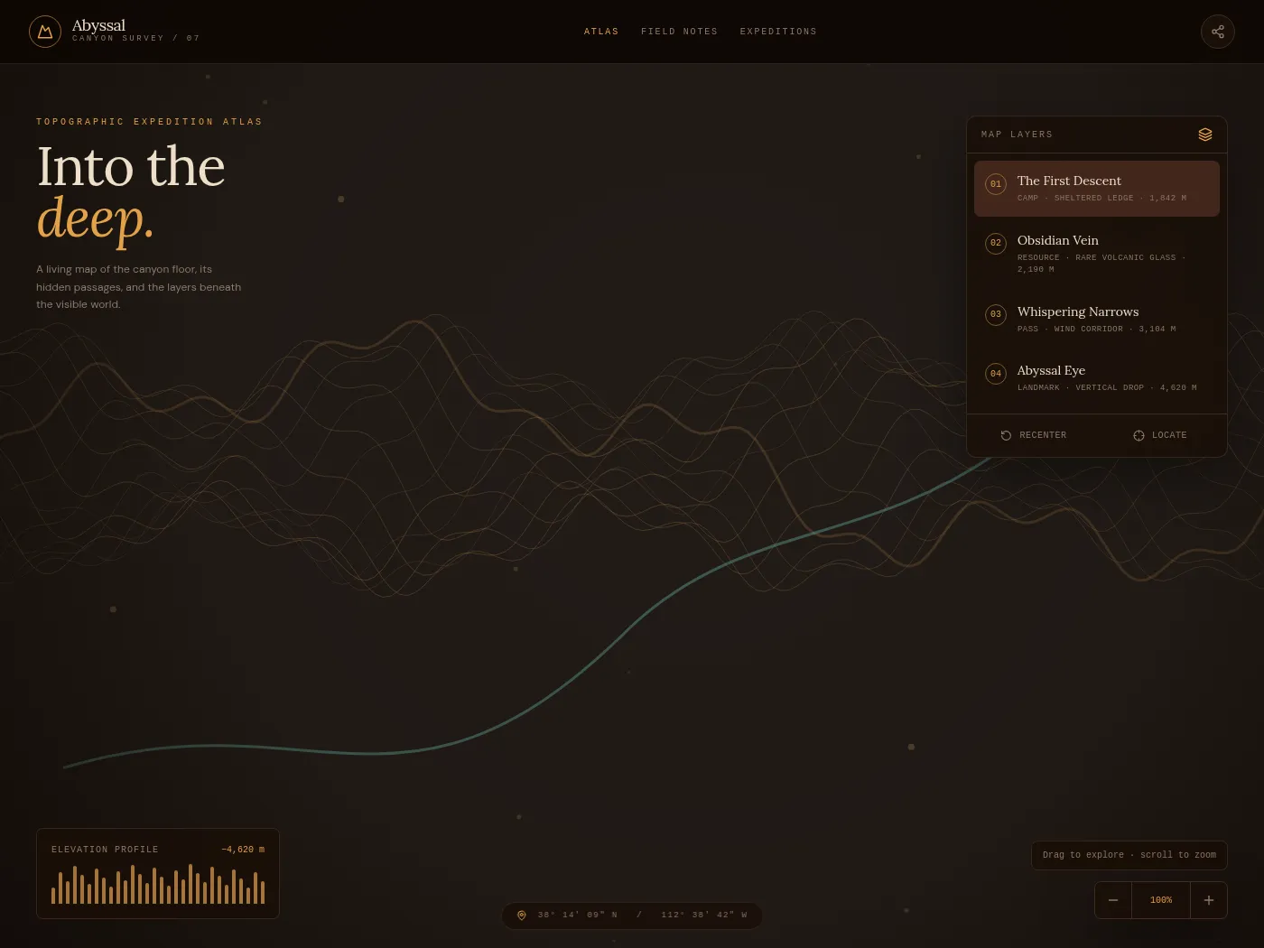 Abyssal Canyon Map