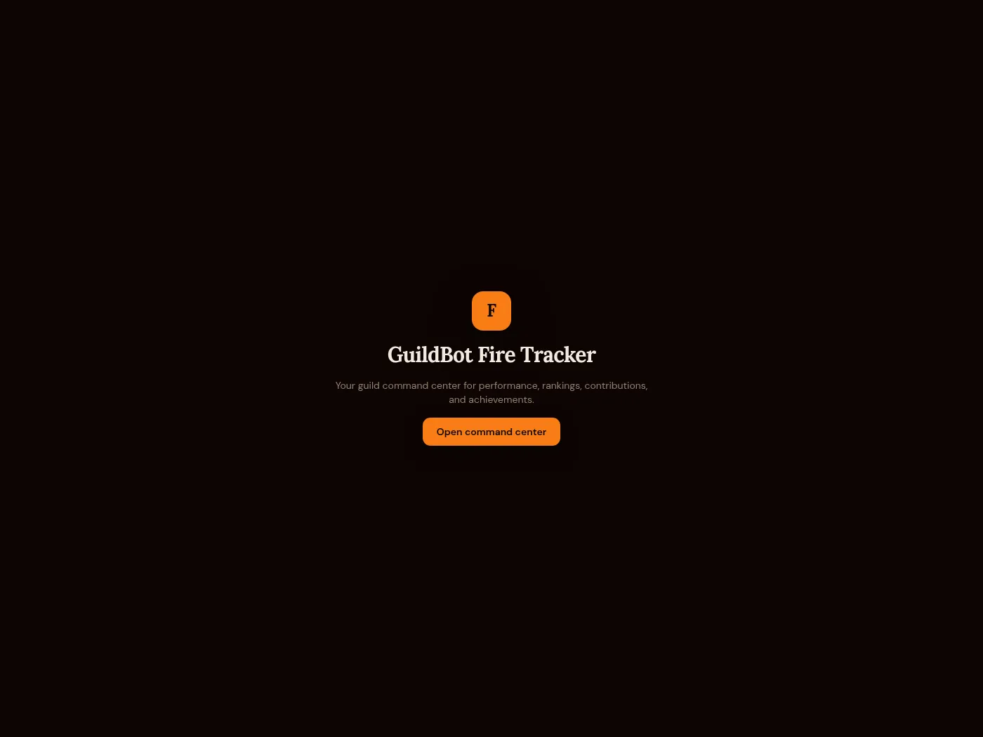 GuildBot Fire Tracker