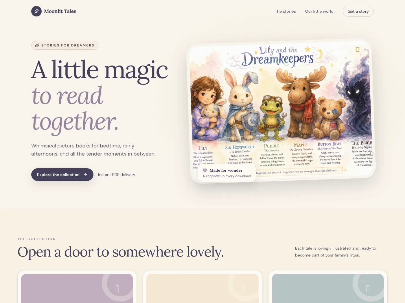 Storybook PDF Shop