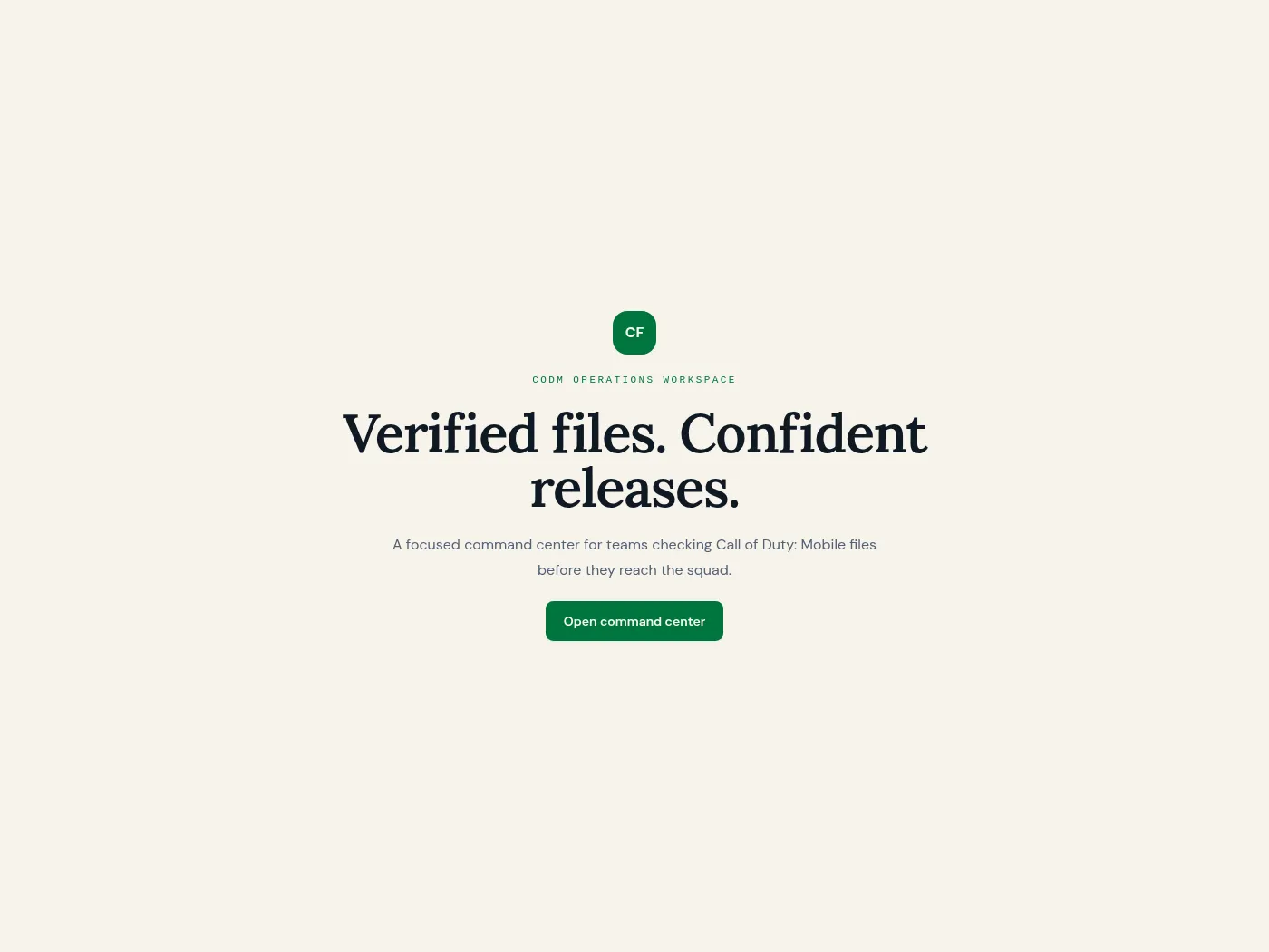 CODM FileVerifier