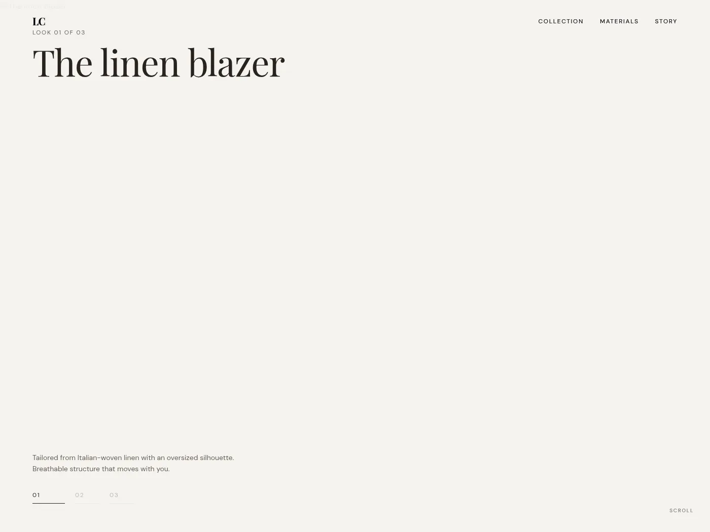 LC Clothing Brand Page