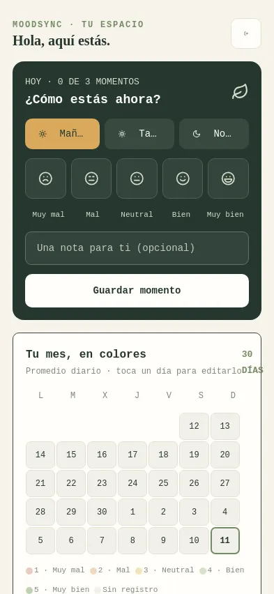 MoodSync Tracker