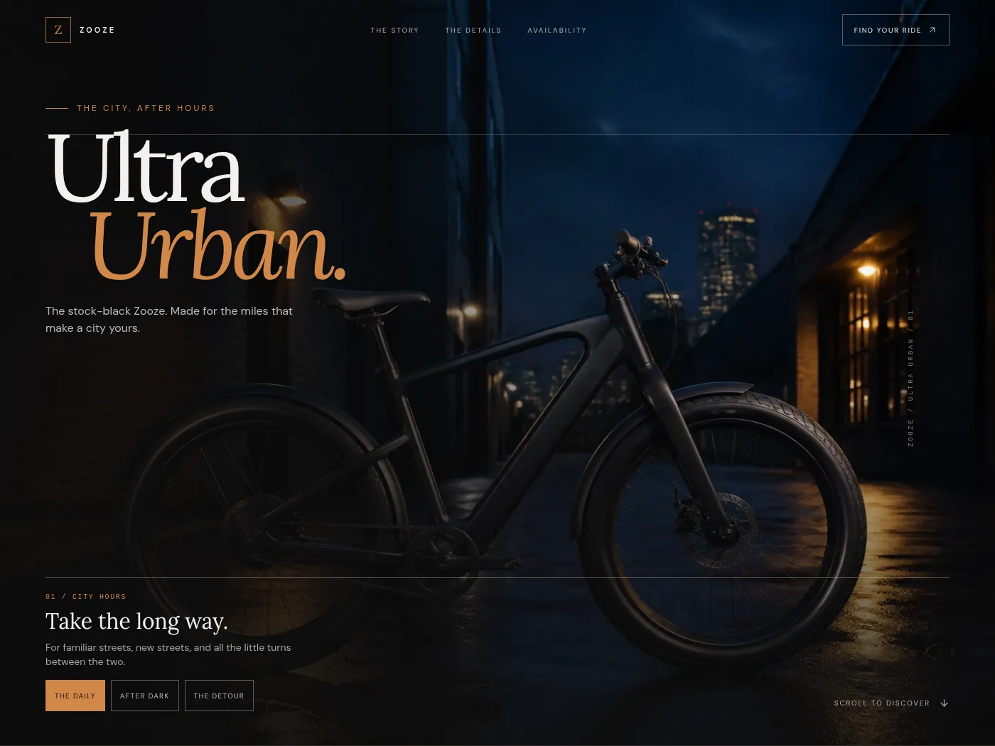 Zooze Urban Stock Black
