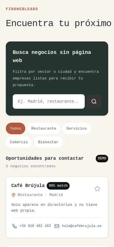 Client Finder App
