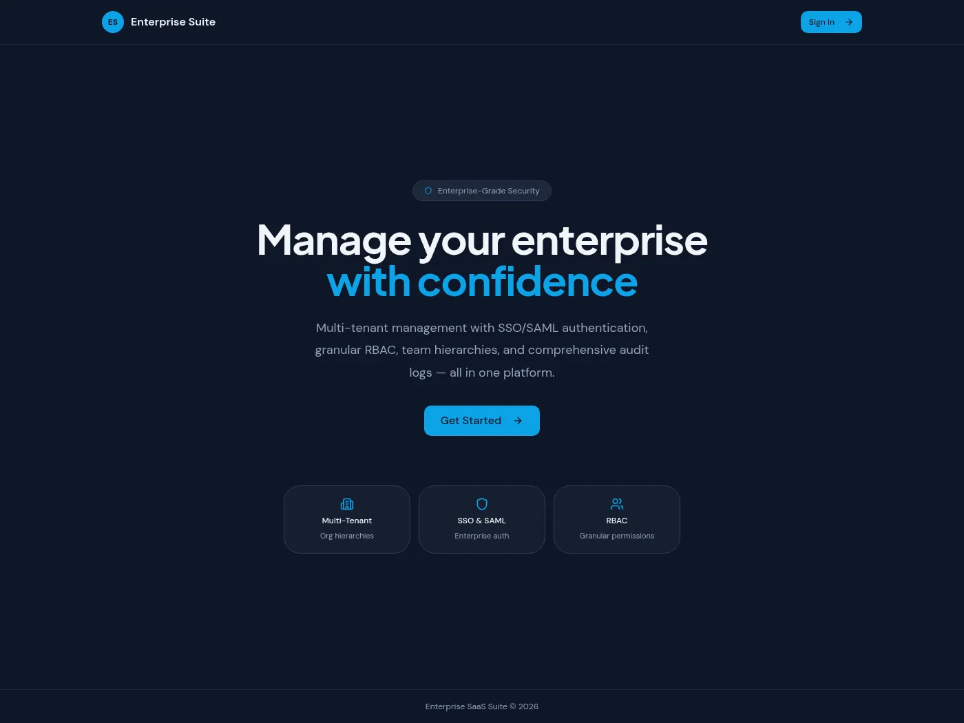 Enterprise SaaS Suite
