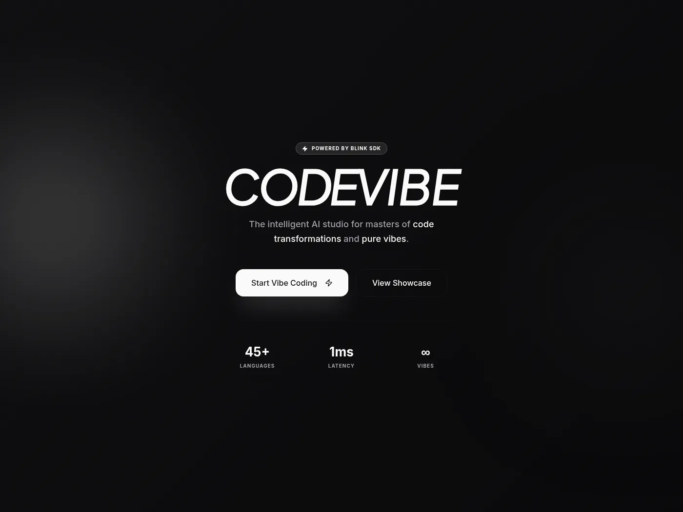 CodeVibe AI Studio
