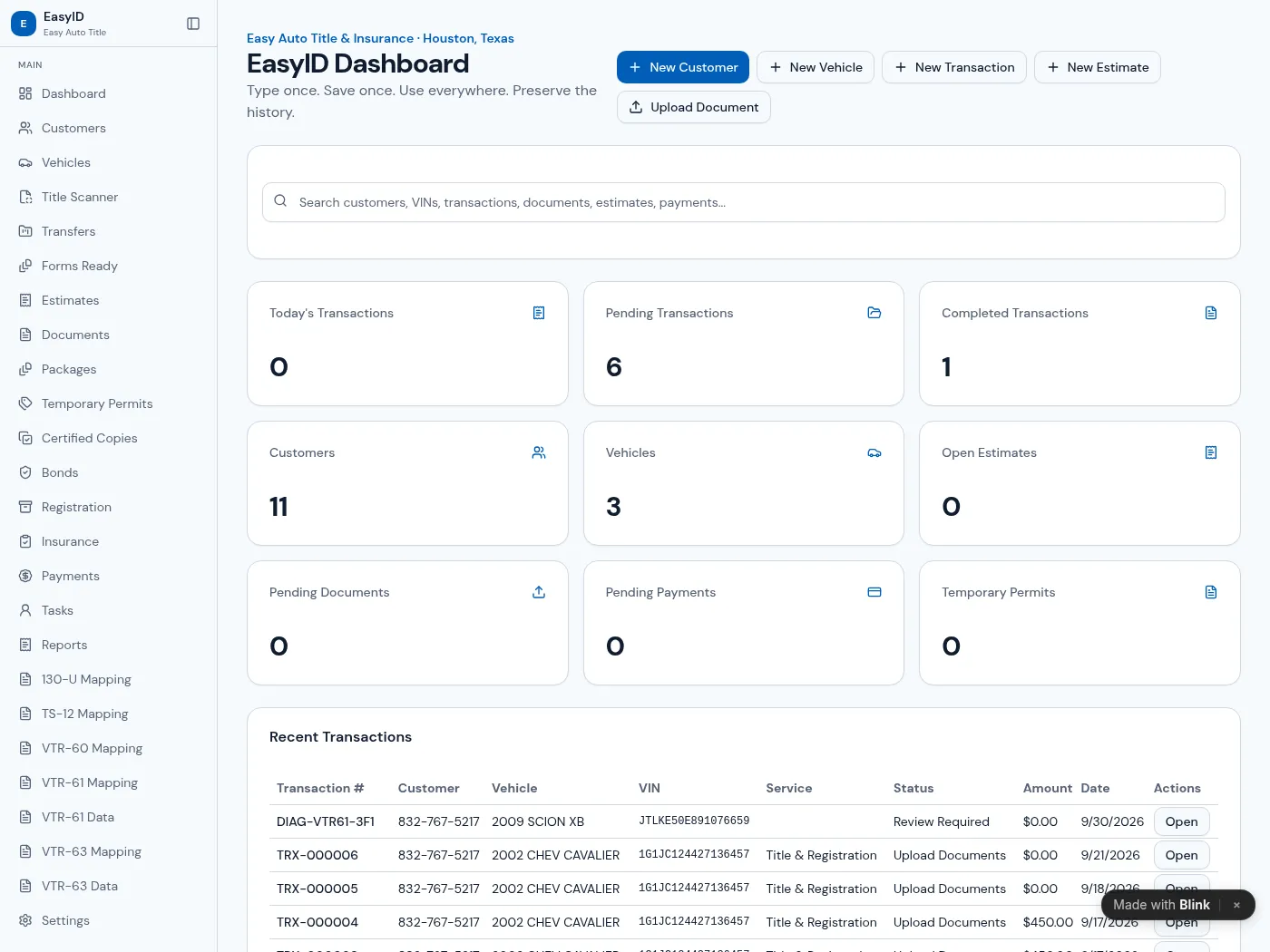 EasyID Mobile Title Manager