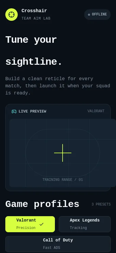 Crosshair Customizer