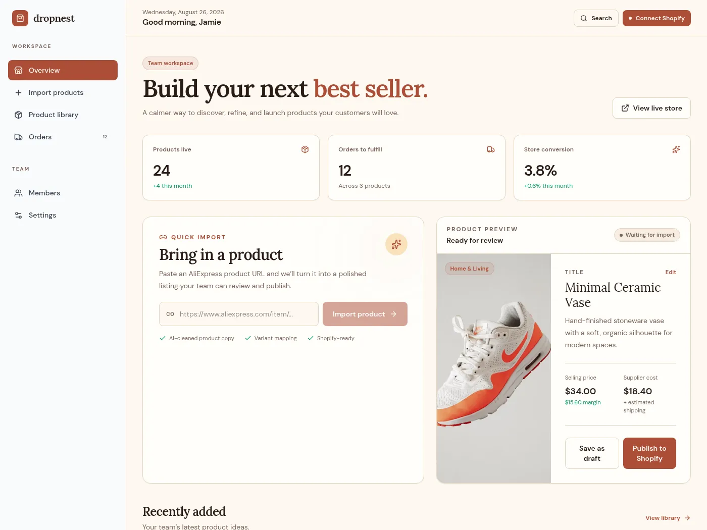 AliExpress Shopify Dropshipper