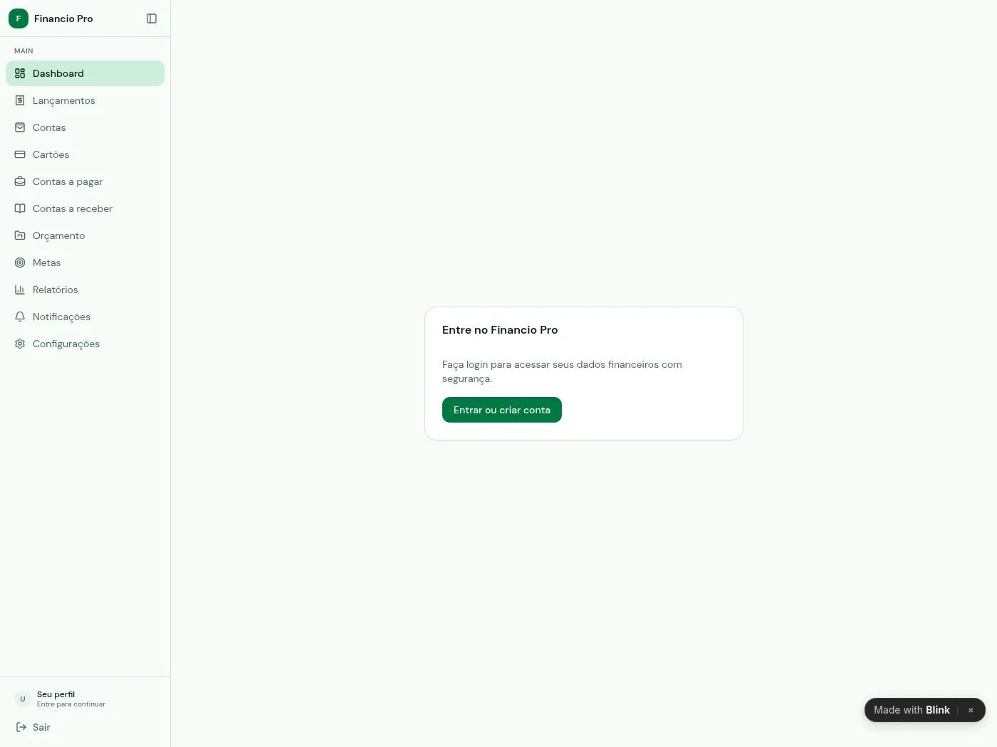 Financio Pro SaaS