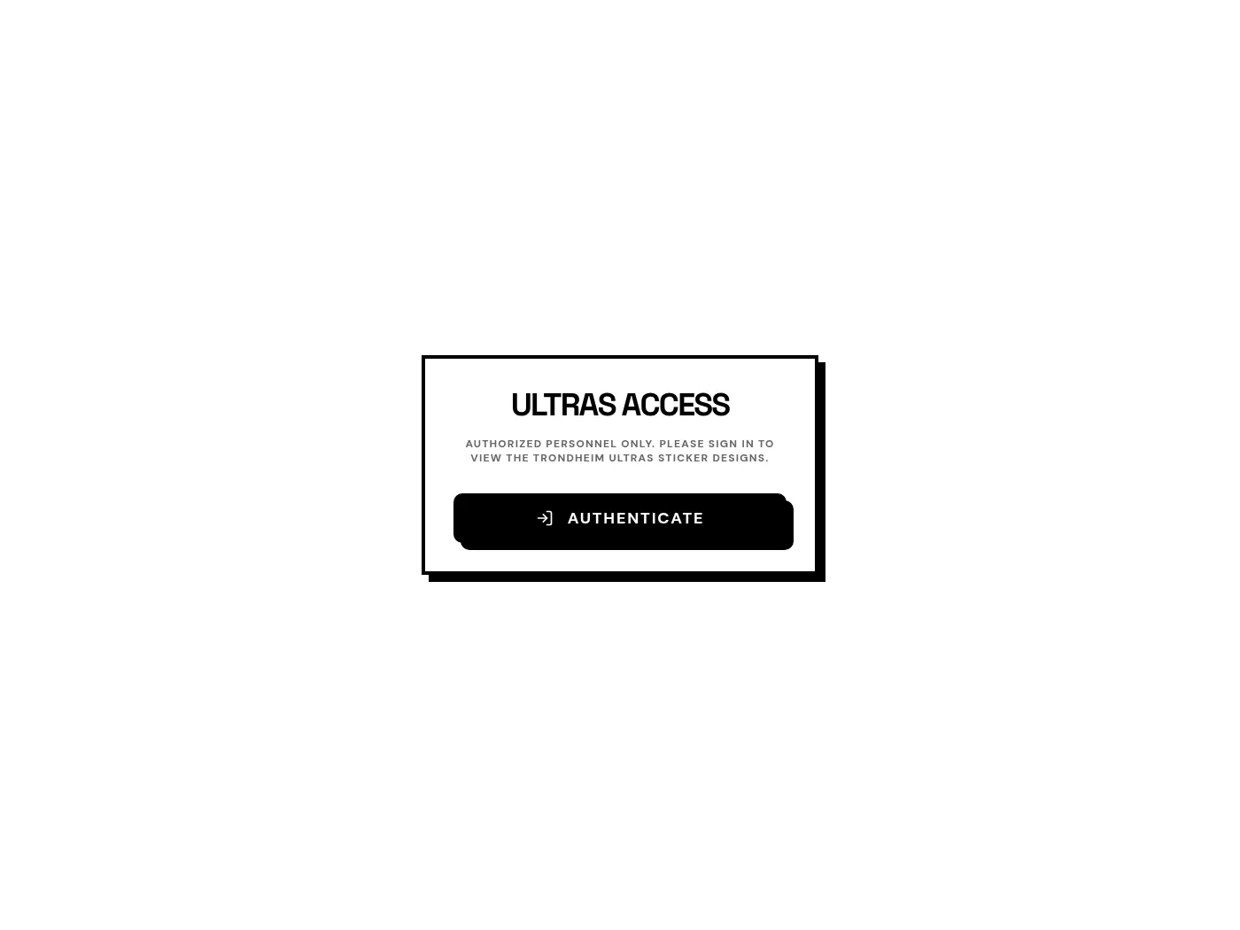 Rosenborg Ultras Sticker