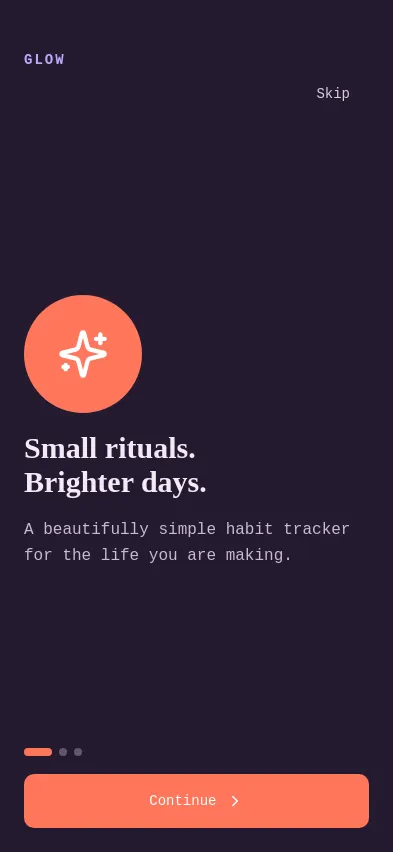 Glow Habit Tracker