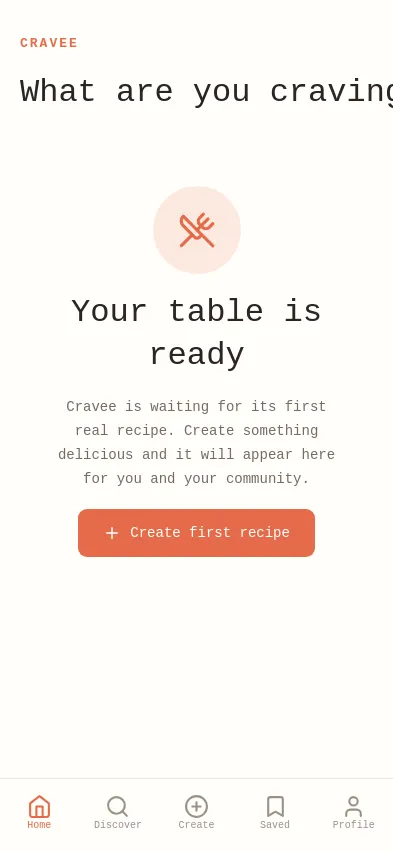 Cravee Food Social App