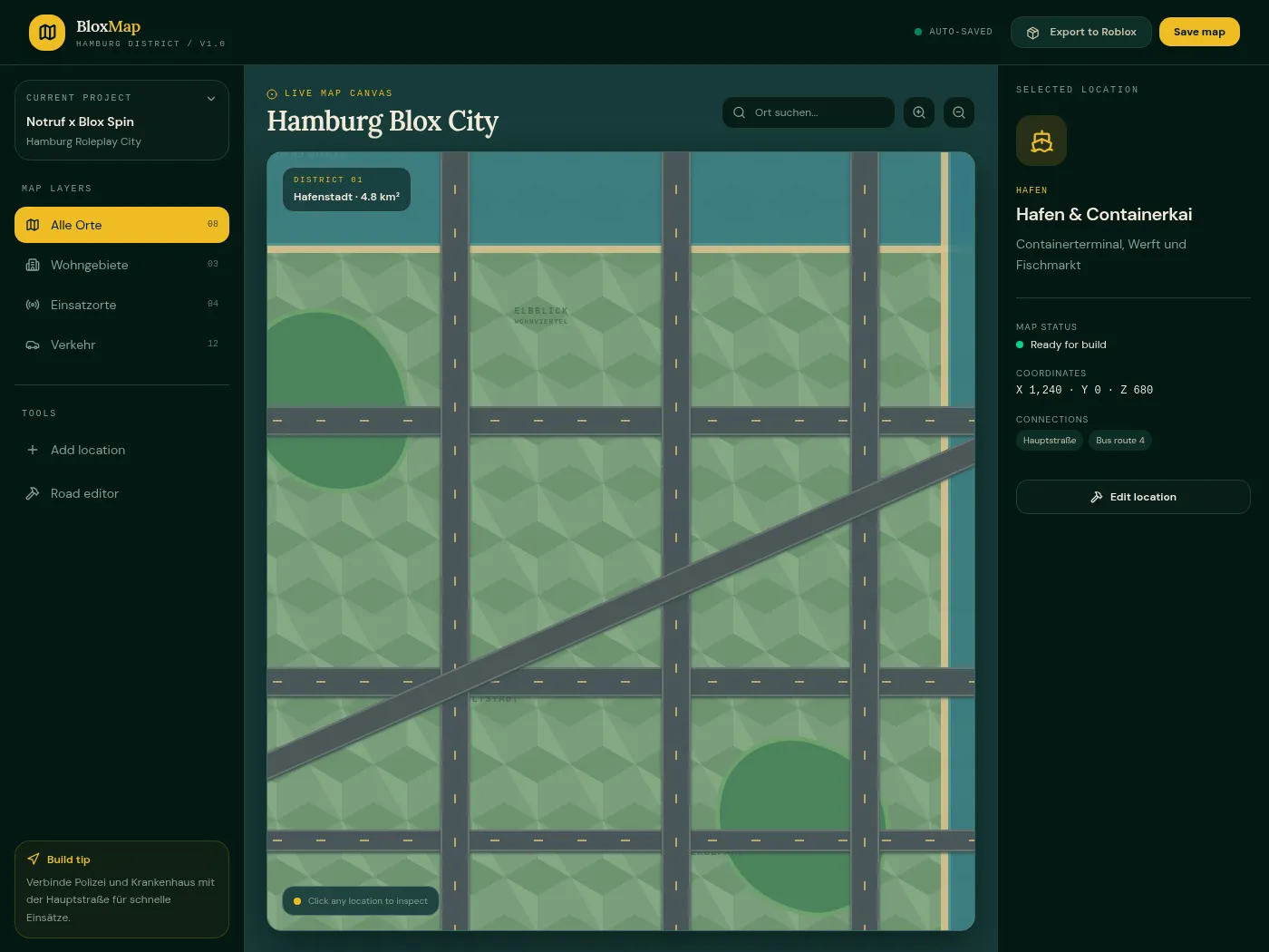 Hamburg Blox Map Creator
