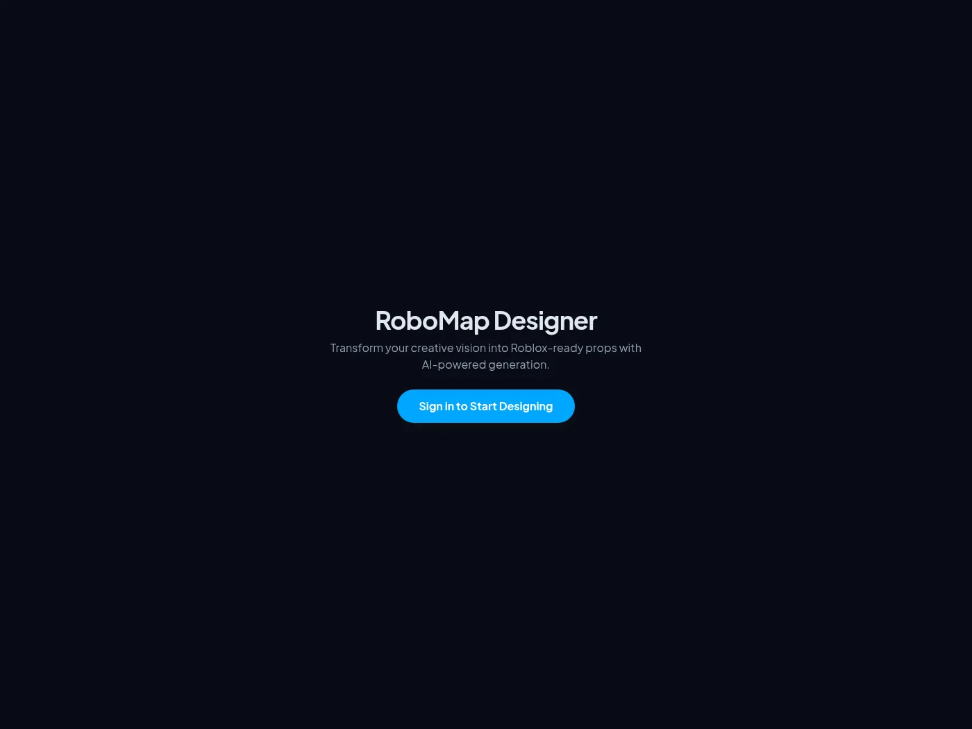 RoboMap Designer