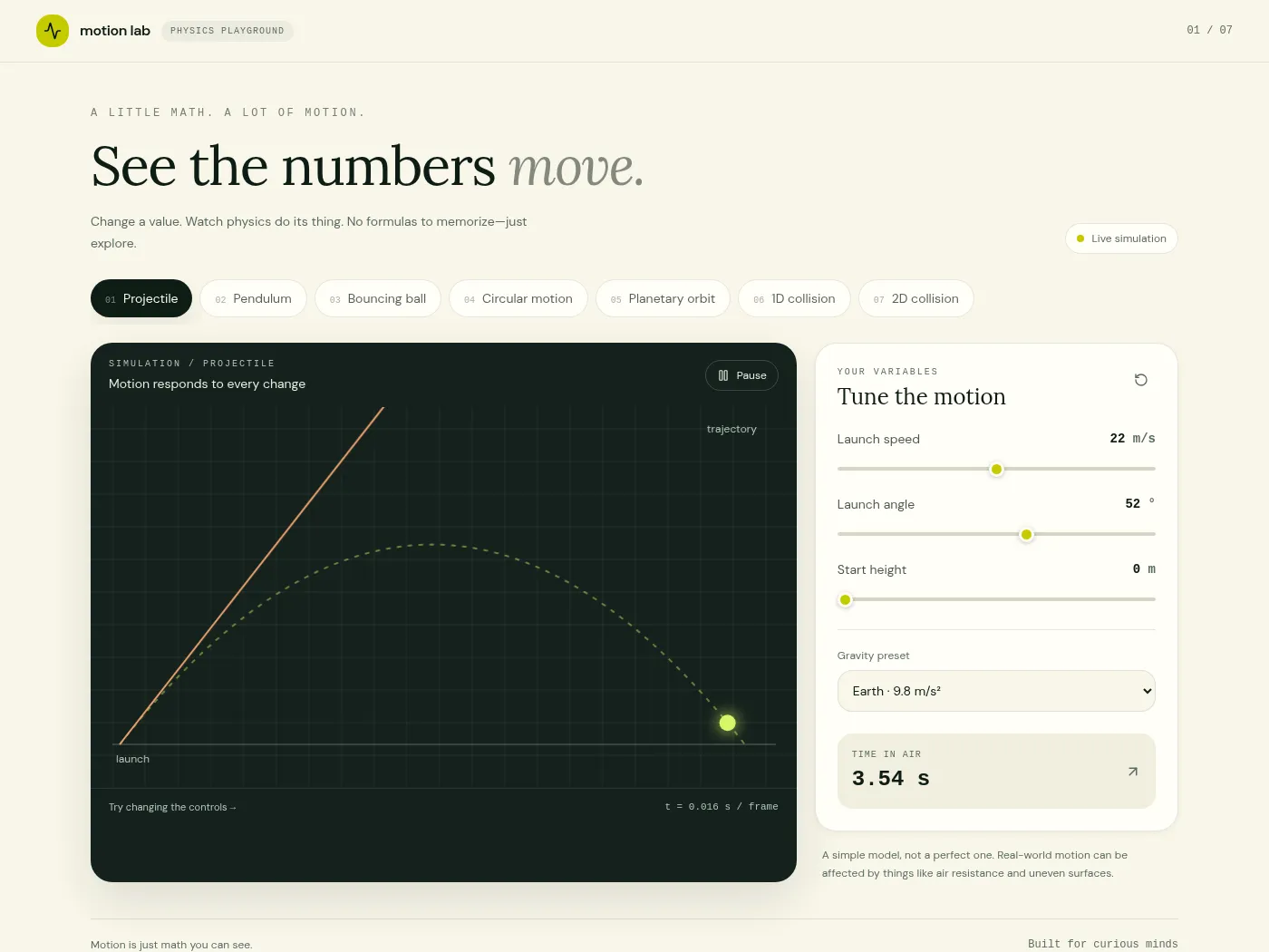 Math Sim Explorer