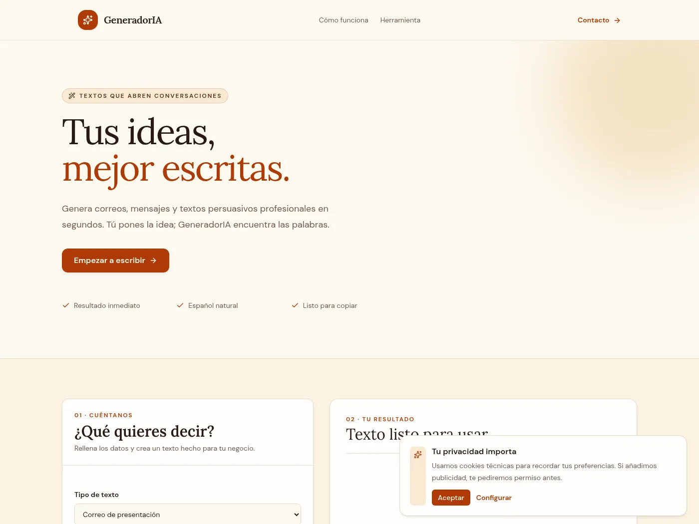 GeneradorIA Textos Pro