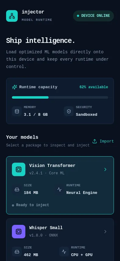 ML Injector Mobile