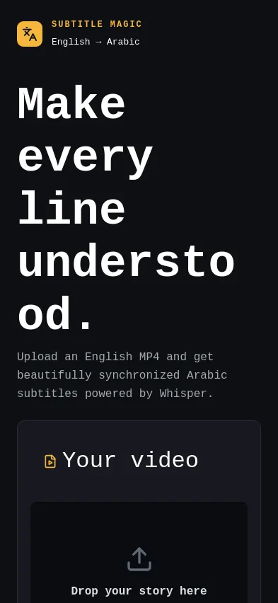 Subtitle Magic