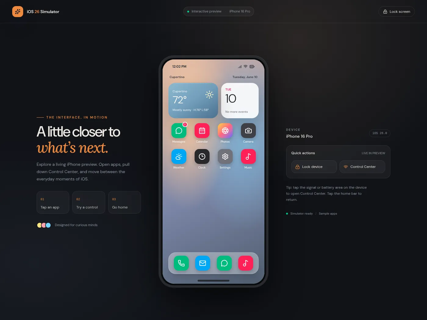 iOS 26 Simulator