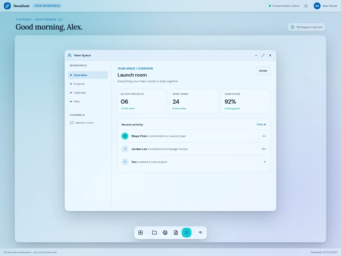 Web Windows Workspace