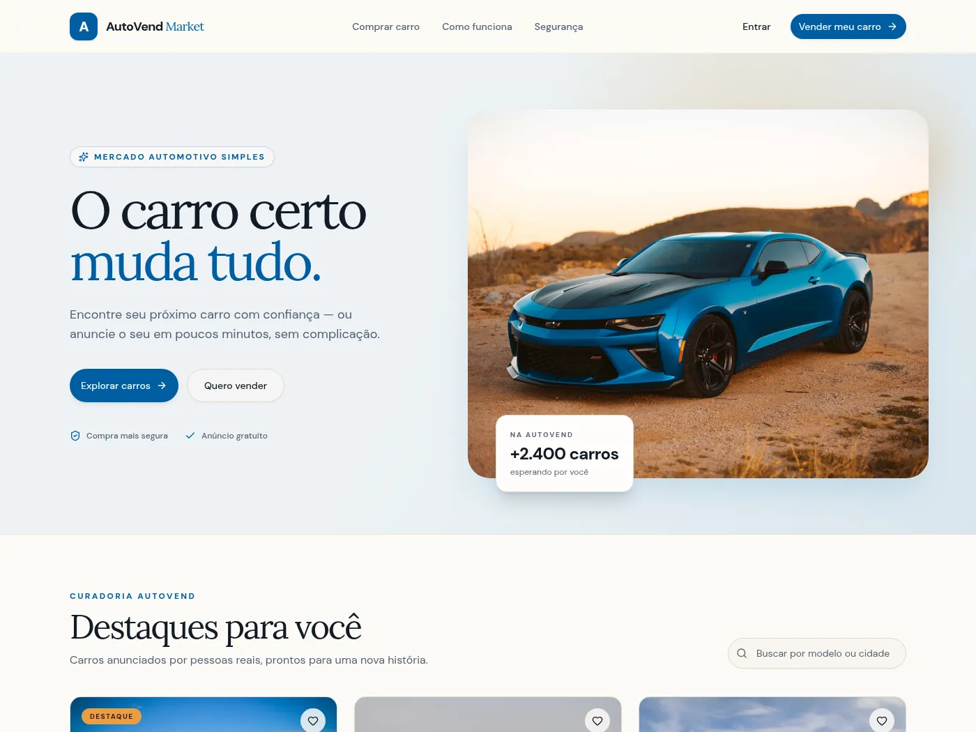 AutoVend Market