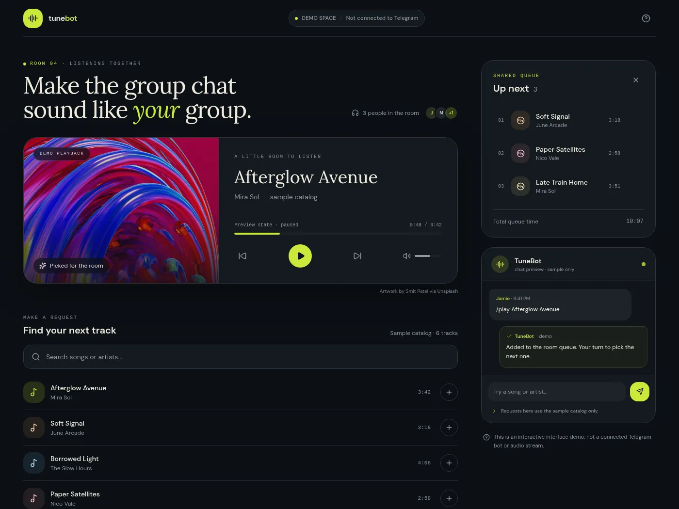 TuneBot for Telegram