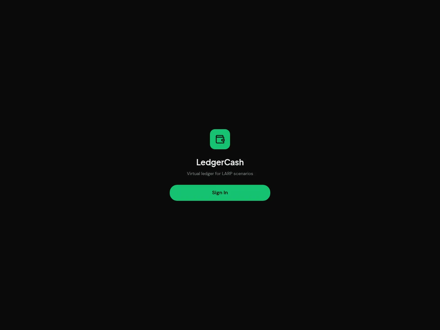 LedgerCash LARP Toolkit