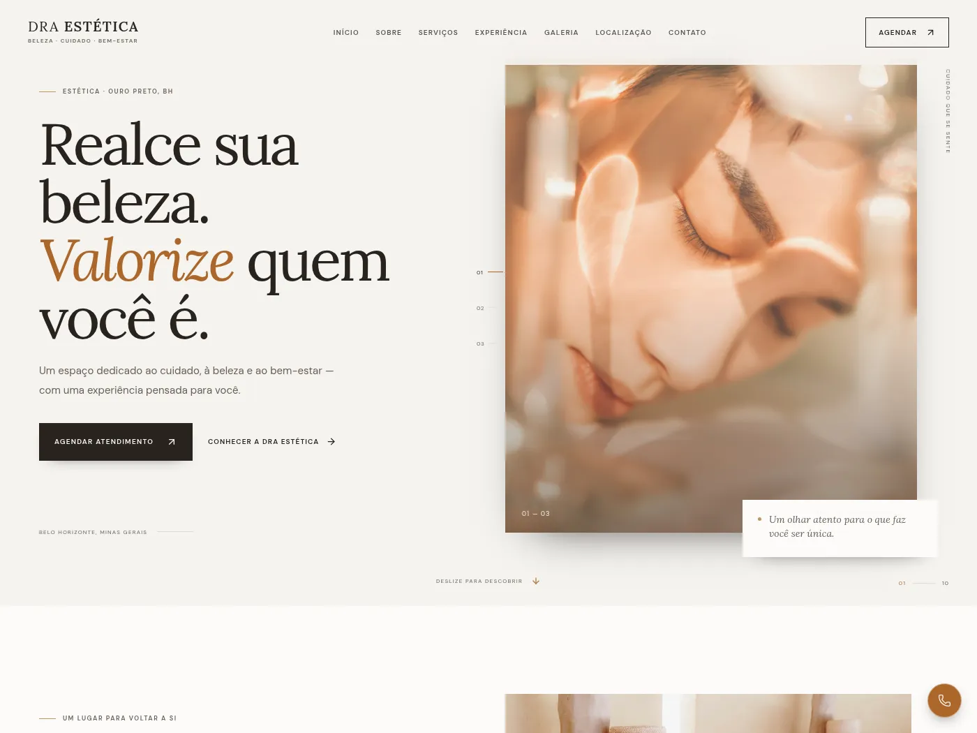 DRA Estética Premium Site