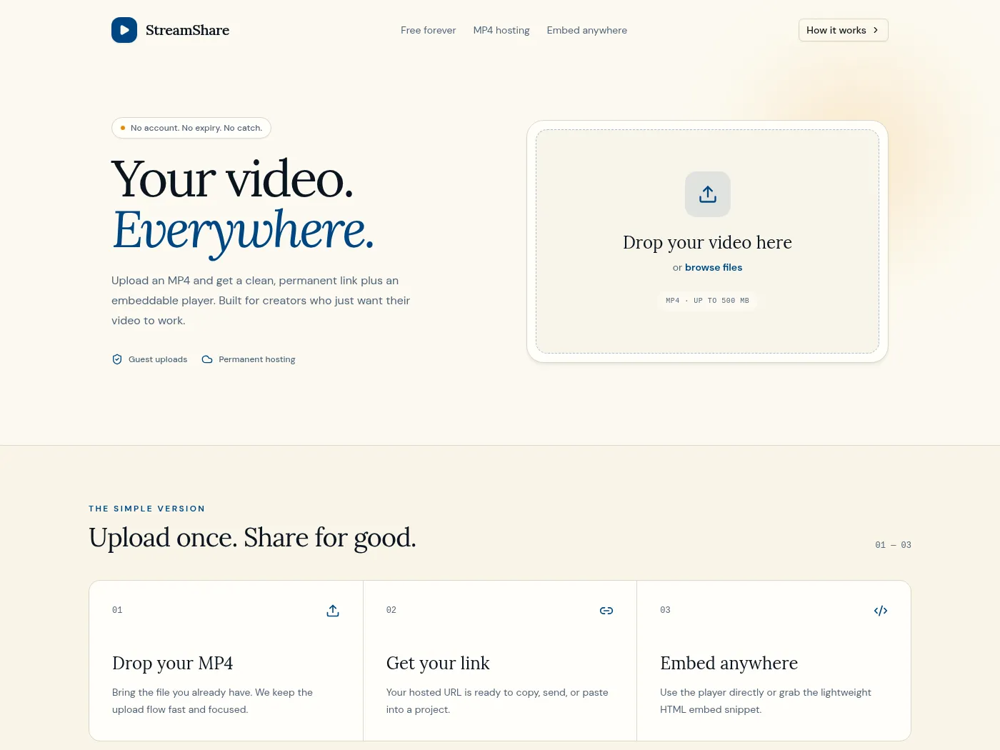 StreamShare Video Hosting