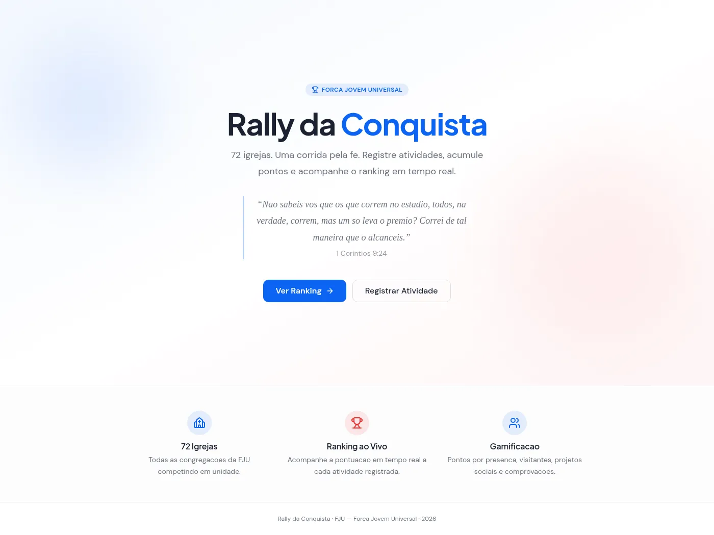 Rally da Conquista Hub