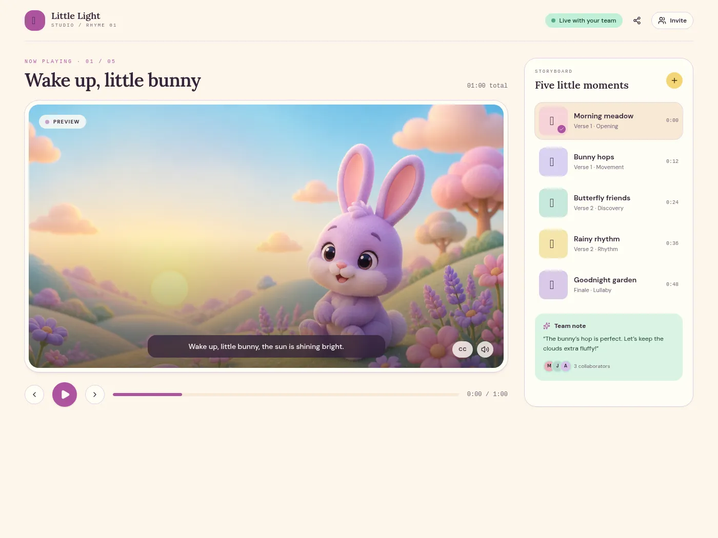 Pastel Rhyme Animator