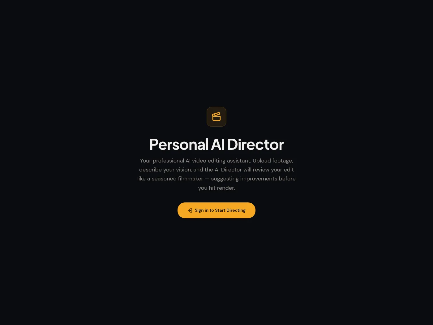 Personal AI Director
